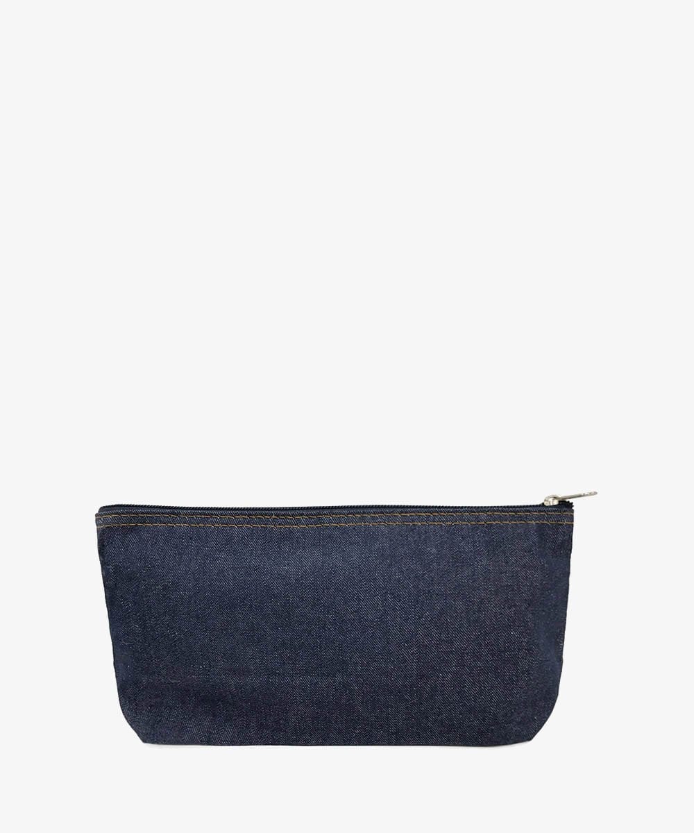 Statice Denim Makeup Bag | Denim Cosmetic Bag | Ecoduka